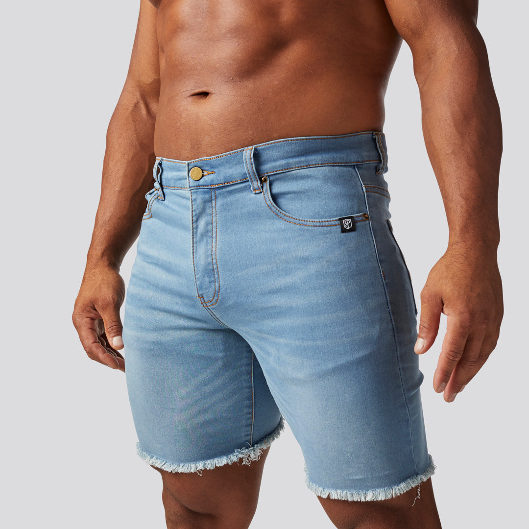 Men's Jorts | Jorts for Guys | Men's Workout Jeans Shorts – Restless HQ ...